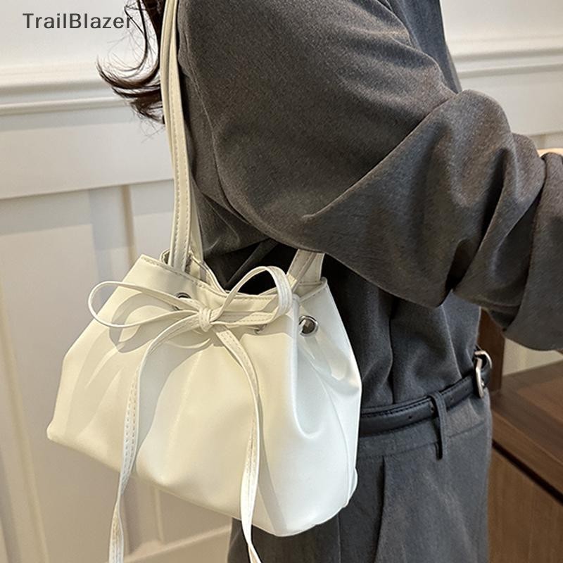 Tbth ย่นรักแร้กระเป๋าอเนกประสงค์สําหรับผู้หญิงหนึ่งไหล่ Niche Bow มือ ...