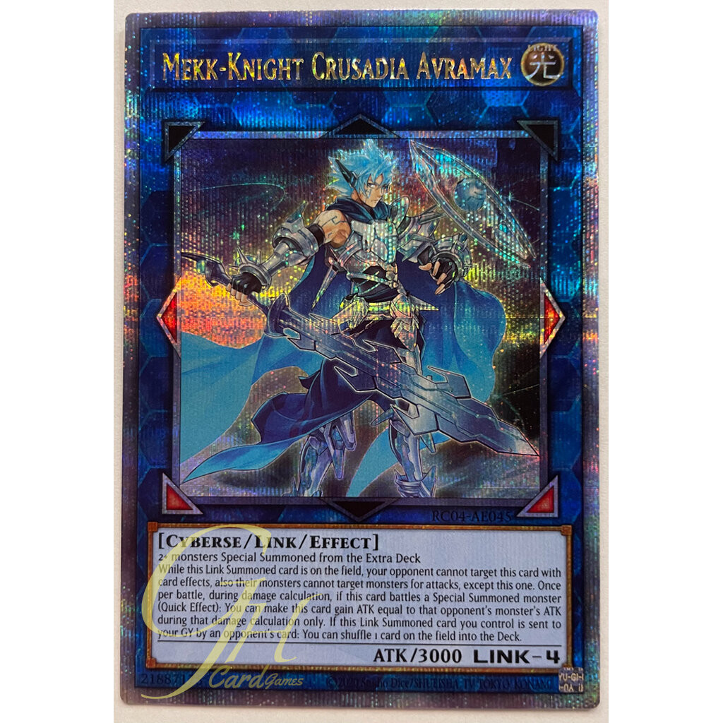 Yugioh [RC04-AE045] Mekk-Knight Crusadia Avramax (Quarter Secret Rare ...