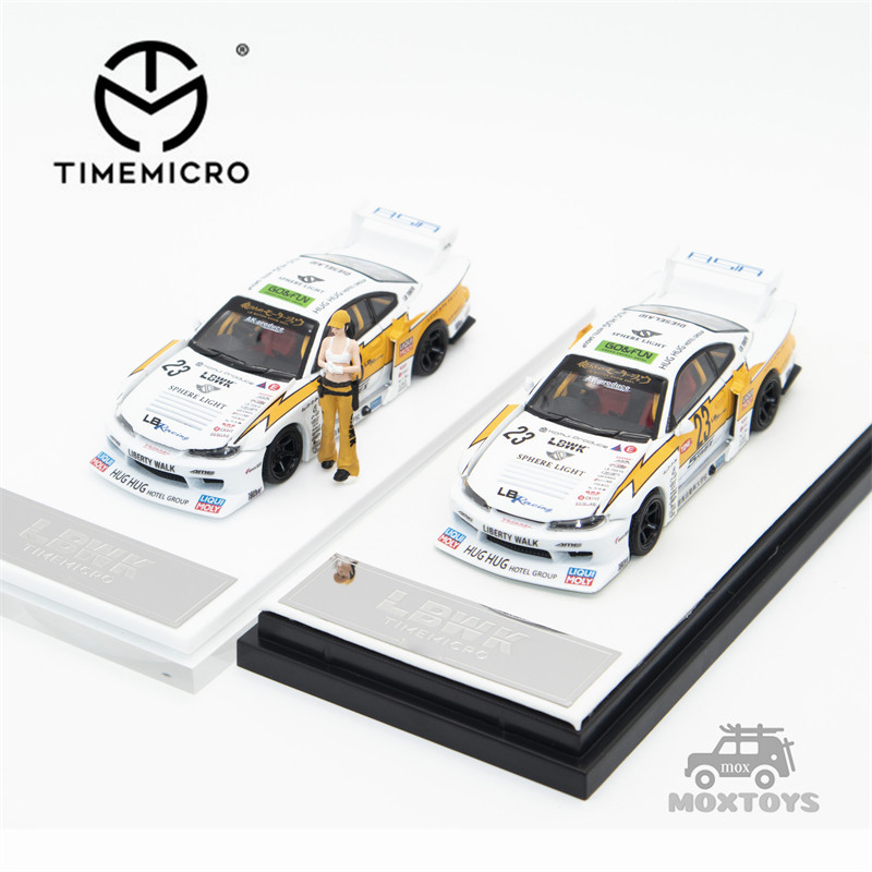 Time MICRO แฟลช 1:64 LBWK S15 สีเหลือง สีขาว #23 เครื่องดูดควัน โมเดล ...
