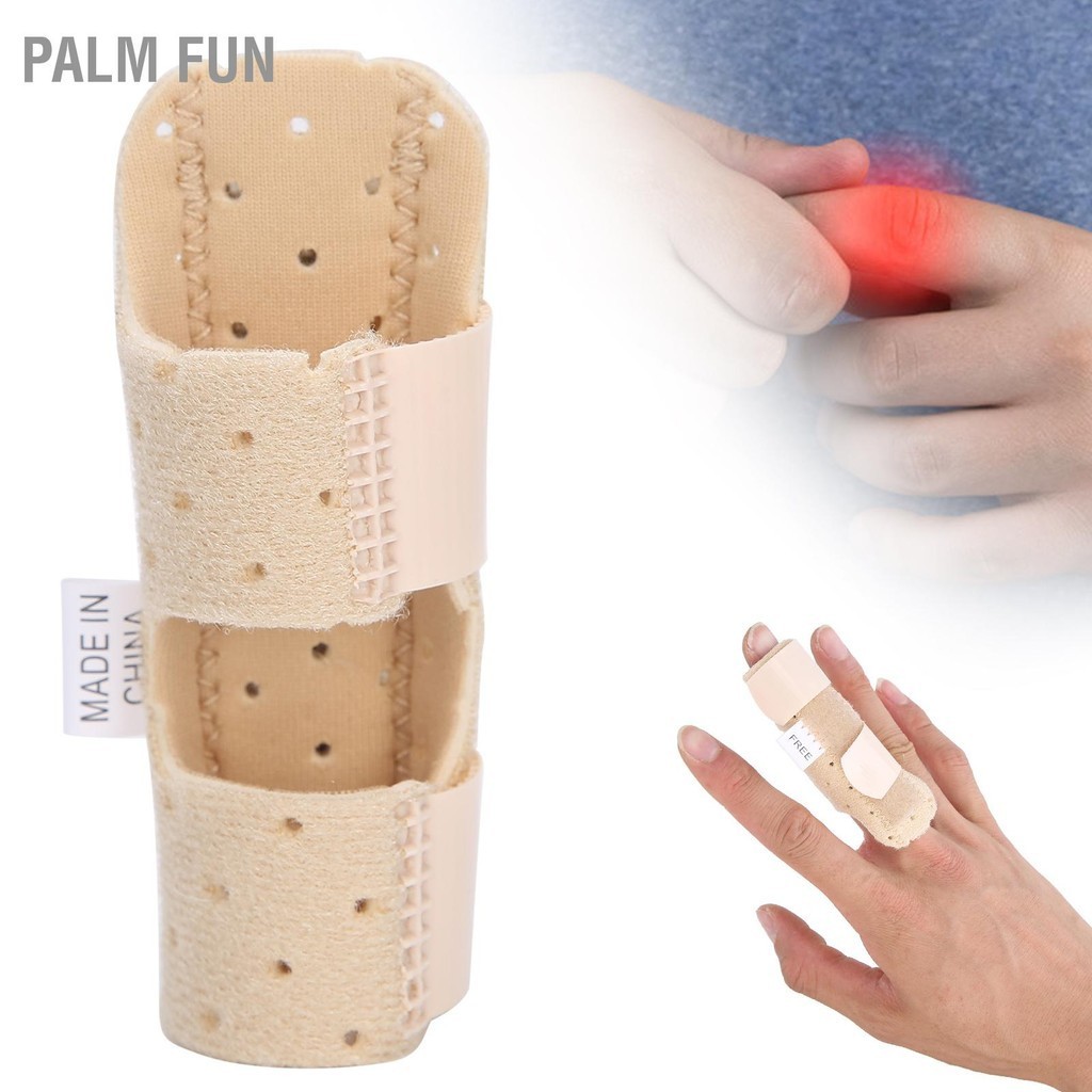 Palm Fun Finger Splint Brace Sprain Fracture Fixation Support สำหรับ ...