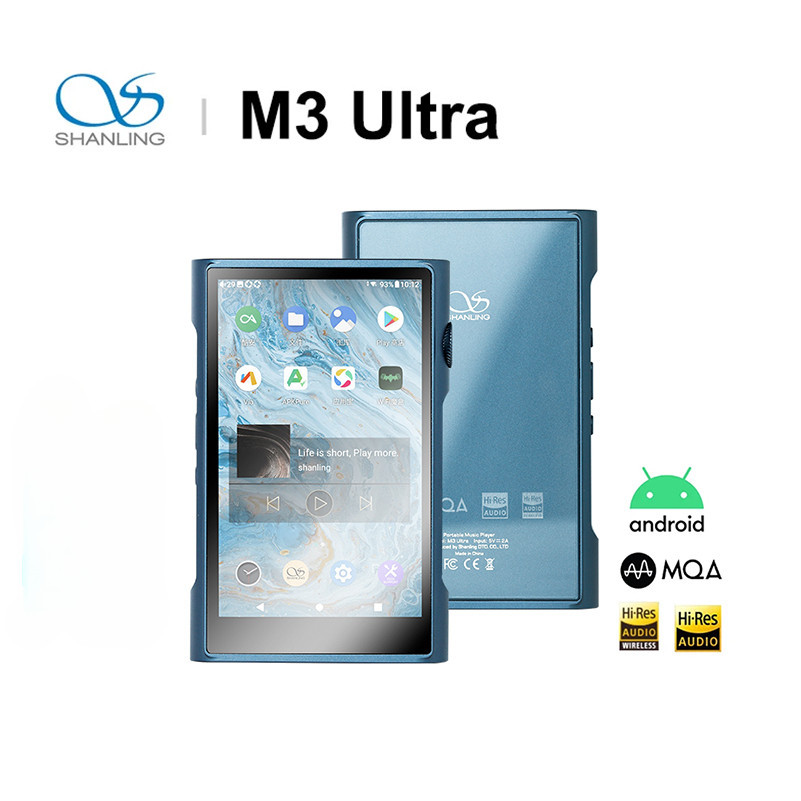 Shanling M3 Ultra Android10 เครื่องเล่นเพลง HiFi บลูทูธ แบบพกพา Dual ES9219C DAC Chips ...