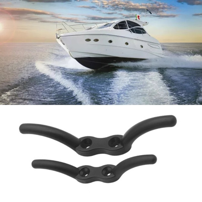 【PC 】 Nylon Low Flat Cleat Open Base Cleat Marine Boat Deck Line Rope ...