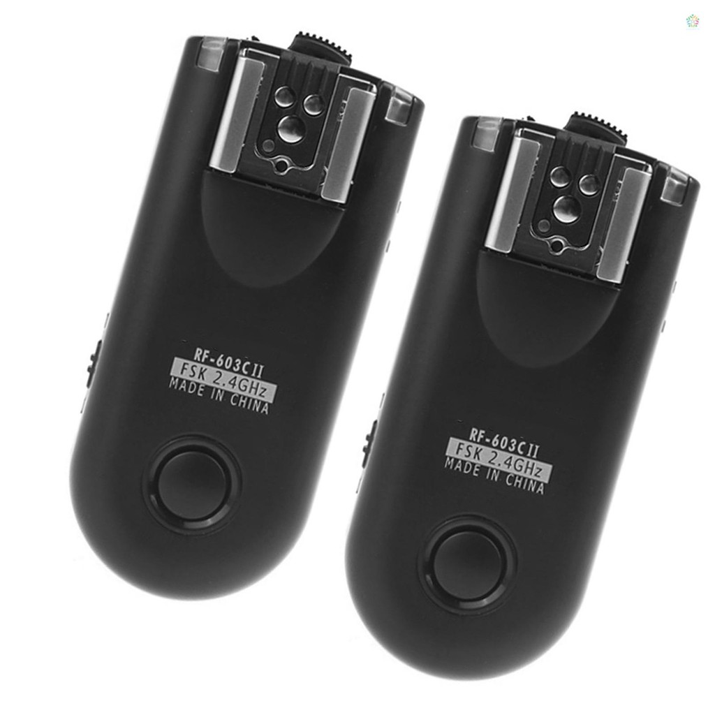 Rf-603c II รีโมทไร้สายแฟลชทริกเกอร์ C3 สําหรับ Canon 5D 1D 50D | Shopee ...
