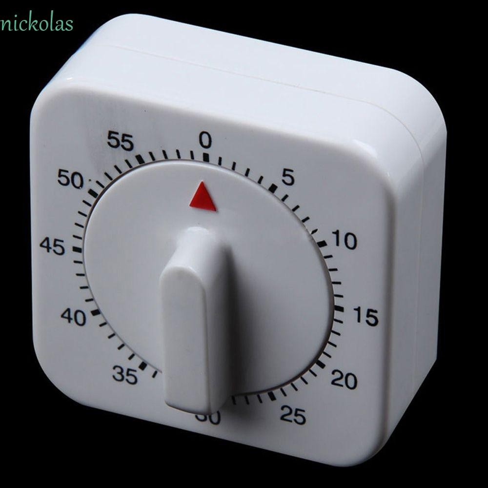 Nickolas Mechanical Timer เตรียมทําอาหารนับเตือนนาฬิกาปลุกสีขาว Cook ...