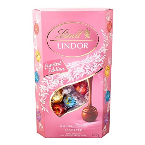 Lindt Lindor Pink Assort Limited Edition 600g | Shopee Thailand
