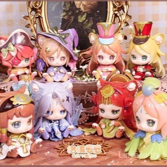 แมว Ni Zai Zai รุ่นที่ 2 ซีรีส์แฟนตาซีเกาะ กล่องสุ่มของเล่นอินเทรนด์ ...