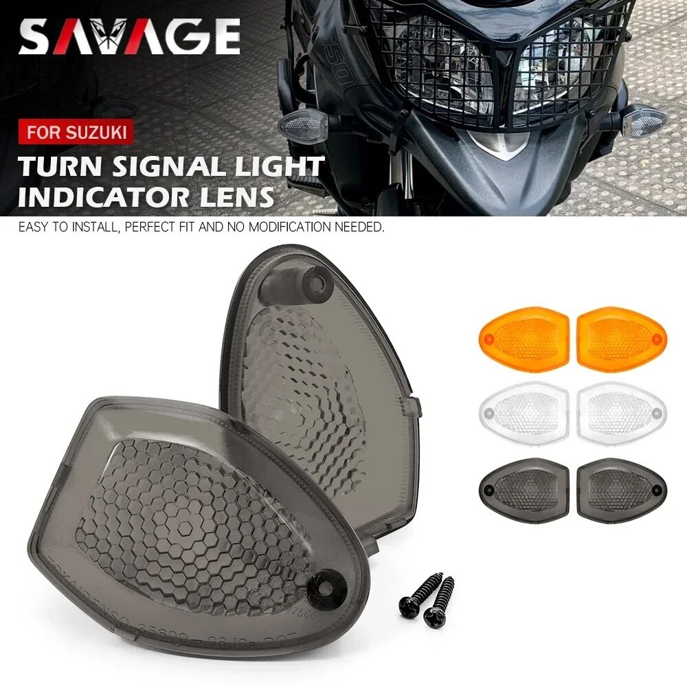SAV Turn Signal Light Lens For SUZUKI DL 1050 1000 650/XT/Adventure V ...
