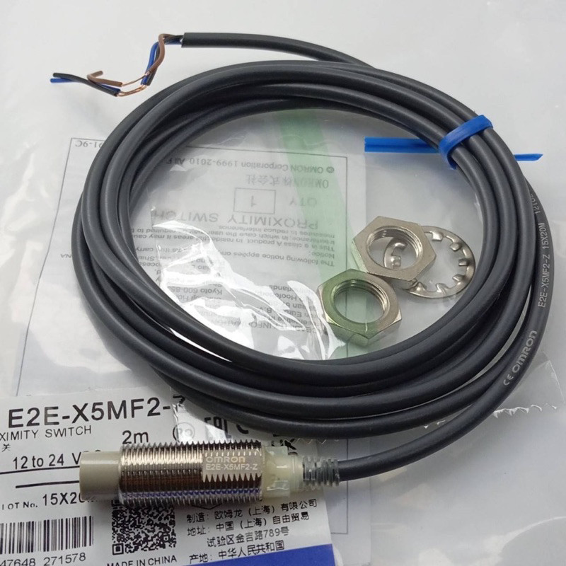 ใหม่ E2E-X5MF2-Z Proximity Sensor M12 ระยะจับ โลหะ 5มิล 3สาย PNP NC | Shopee Thailand