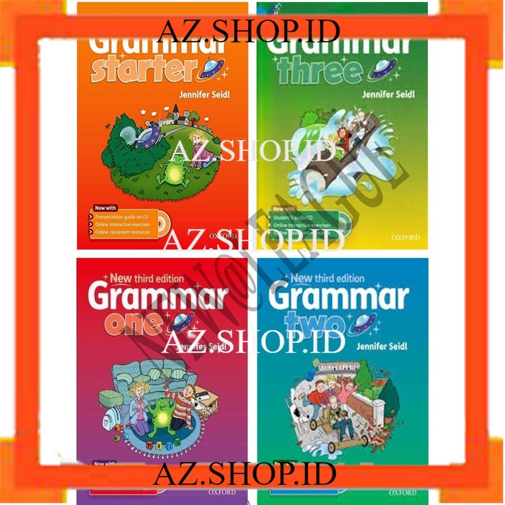 หนังสือ - 0xford Grammar Starter Level One Two Three / New Third Edition / FULL COLOR | Shopee ...