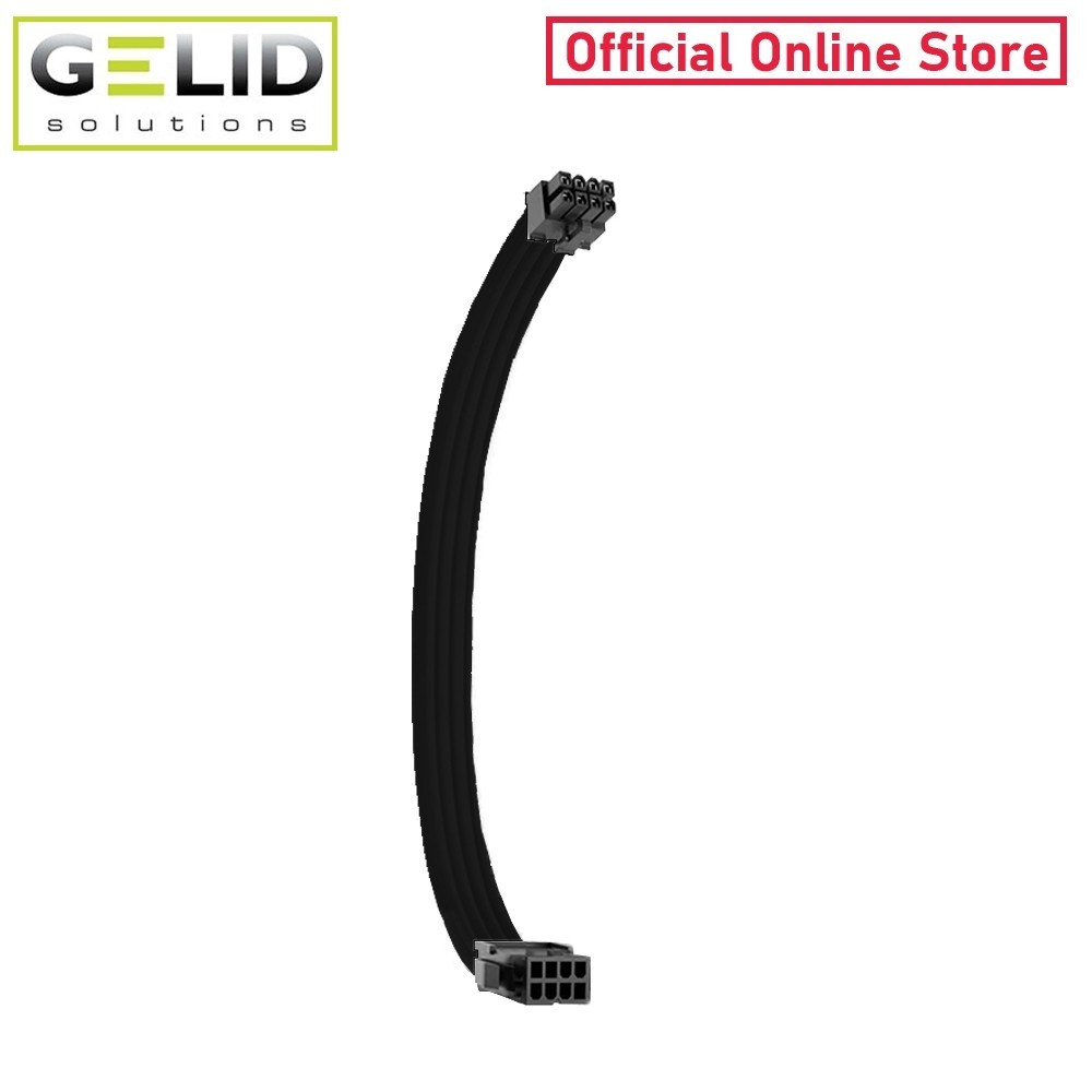 [Gelid Solutions Store] 6+2-Pin PCI-e EXTENSION BLACK CABLE (CA-8P-05 ...