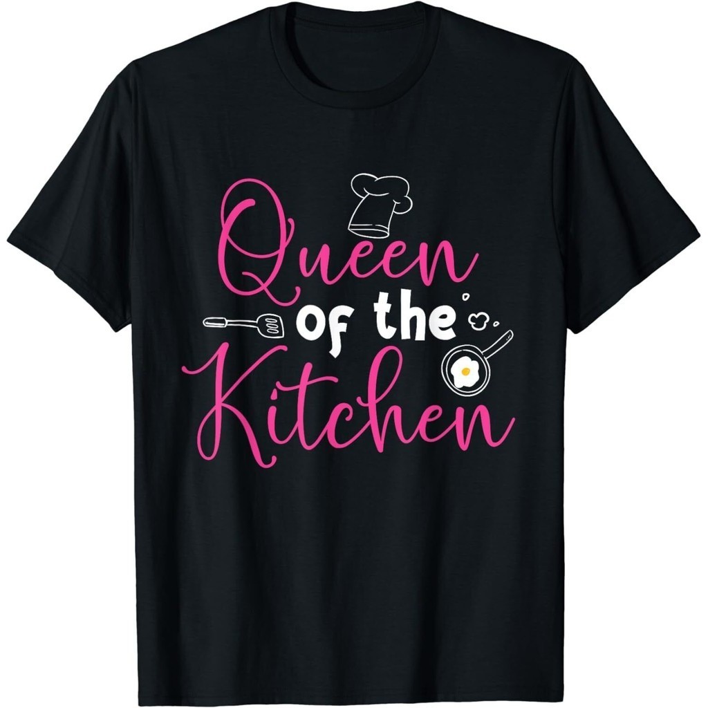 Cooking Queen Kitchen ของขวัญตลกสําหรับเสื ้ อยืดนักเรียนเชฟ Culinary ...