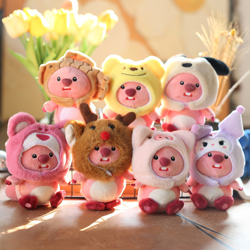 Cute and Cute Transformation LOOPY Pendant Plush Toy Doll Bag Pendant ...