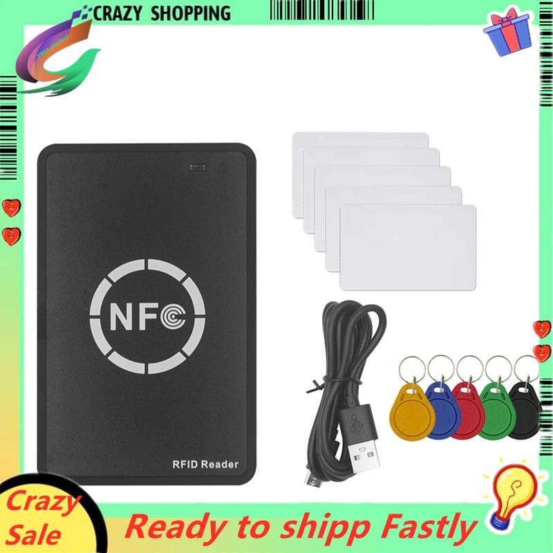 Rfid NFC สมาร์ทชิป Reader/Writer + 5XCUID Card + UID พวงกุญแจ RFID ...