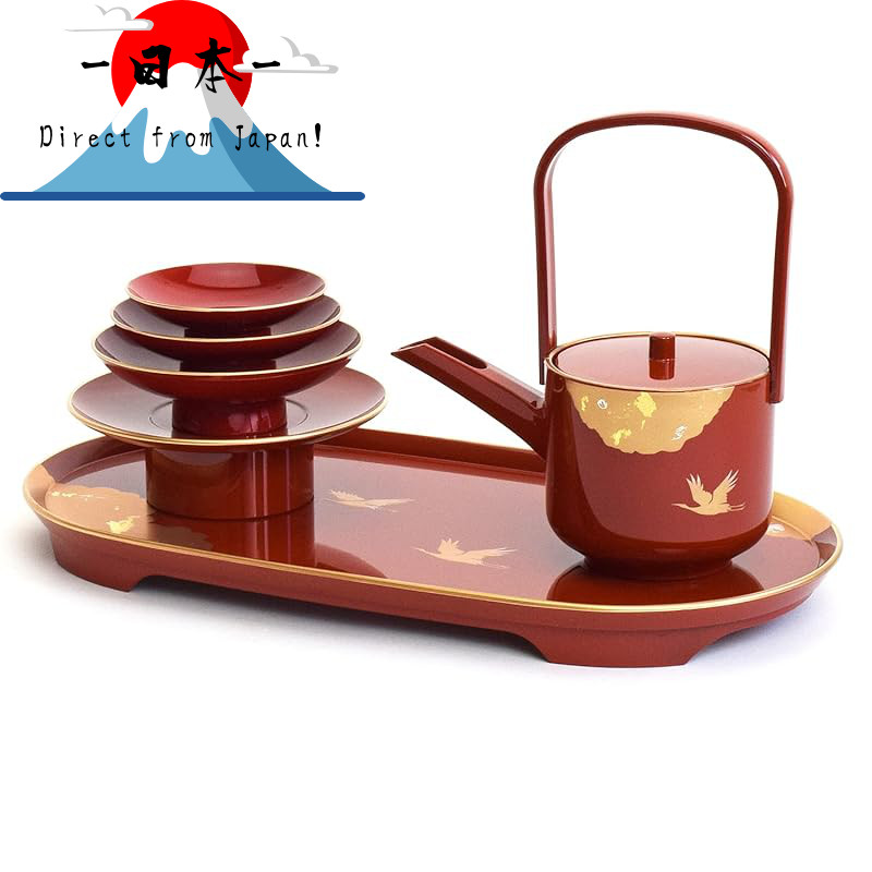 [Direct from Japan] Traditional Japanese Lacquerware Set: Toso Ceremony ...