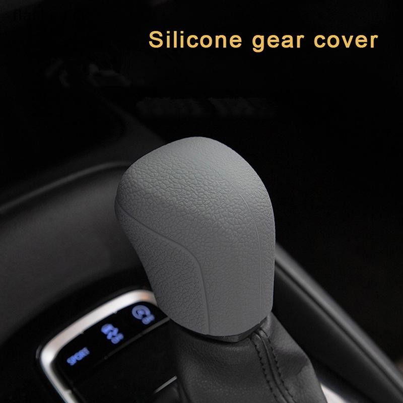 Flashquick รถซิลิโคนเกียร์อัตโนมัติ Shift Knob Cover Antislip Shifter ...