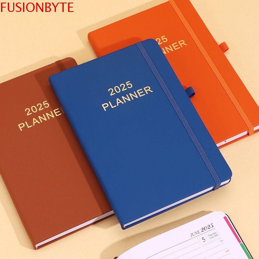 Fusionbyte 2025 สมุดบันทึกวางแผน, สมุดบันทึกปฏิทินประสิทธิภาพสมุดบันทึก, วางแผนรายวันแบบพกพา ...