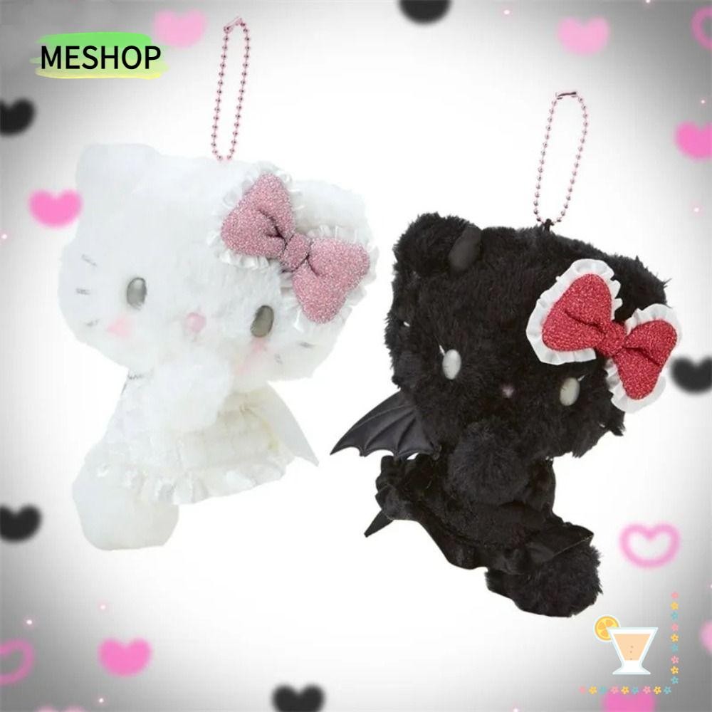 Me ตุ๊กตาตุ๊กตา, นางฟ้าและปีศาจ Kawaii กระเป๋าจี้, 12 ซม./20 ซม.น่ารัก Hello Kitty KT แมวพวง ...