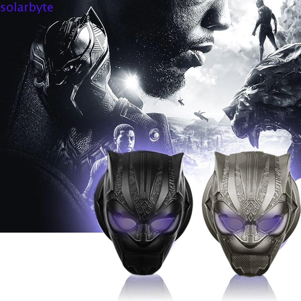 Solarbyte Black Panther รถ-จัดแต่งทรงผมรถตกแต่งปุ่มเริ่มต้นตกแต่ง 3D สติกเกอร์ยานยนต์ปุ่มหยุด ...
