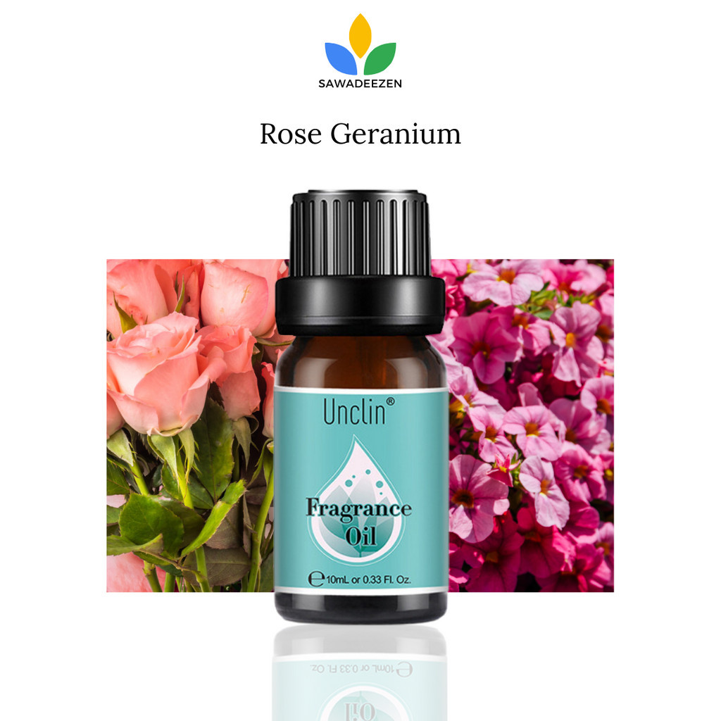 Rose Geranium Fragrance Oil 10 ml / Aroma Oil / หัวน้ำหอม หัวเชื้อ ...