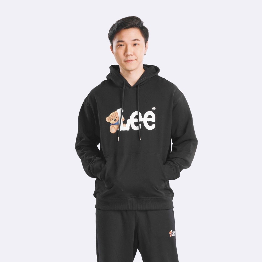 LEE เสื้อคลุมฮู้ดดี้ผู้ชาย คอลเลคชั่น Lee Bear ทรง Comfort รุ่น LE ...