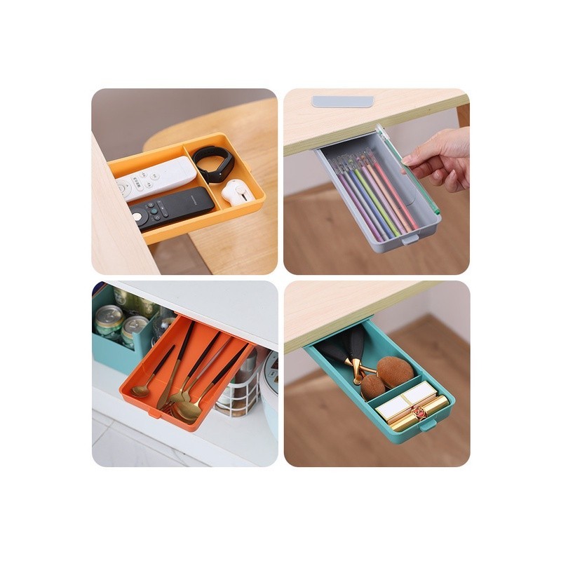 ( Double TAPE PROVIDED TRAMIUM Hidden Drawer Storage Box Self Adhesive ...