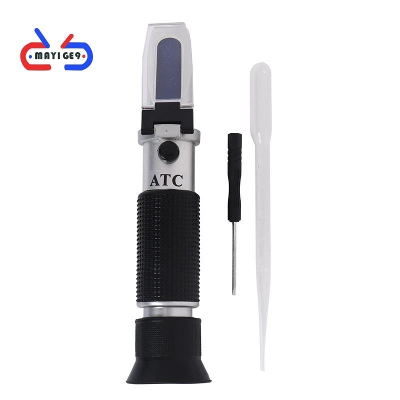 【mayige9】เครื่องวัดความหวานเบียร์ และไวน์ สเกลคู่ - แรงโน้มถ่วงเฉพาะ 1.000-1.120 และ Brix 0-32% ...