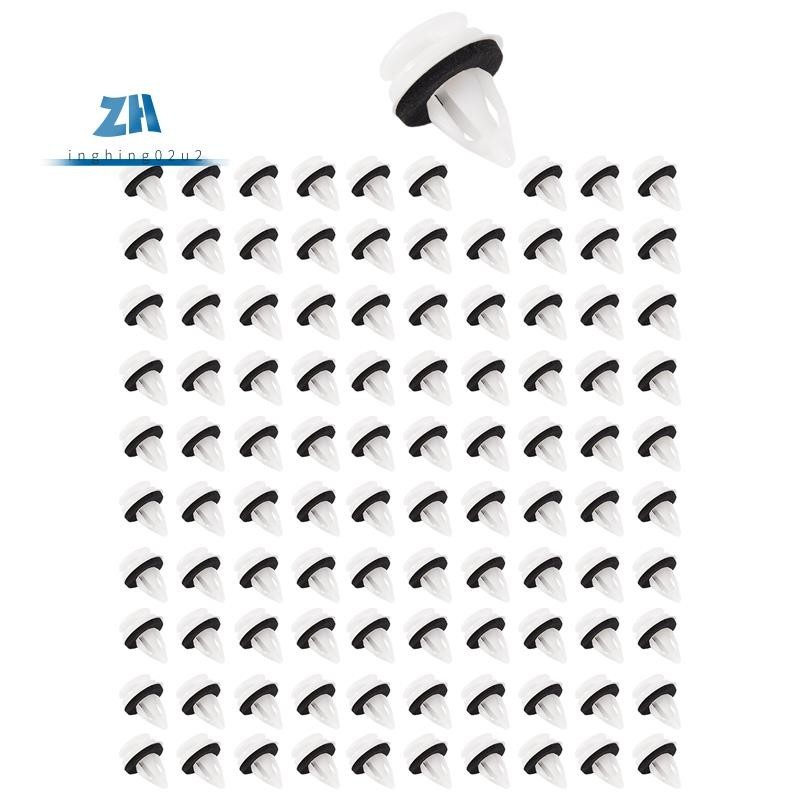 100 ชิ้น 51418224768 คลิปหมุดพลาสติก สําหรับแผงประตูรถยนต์ BMW E46 E53 ...