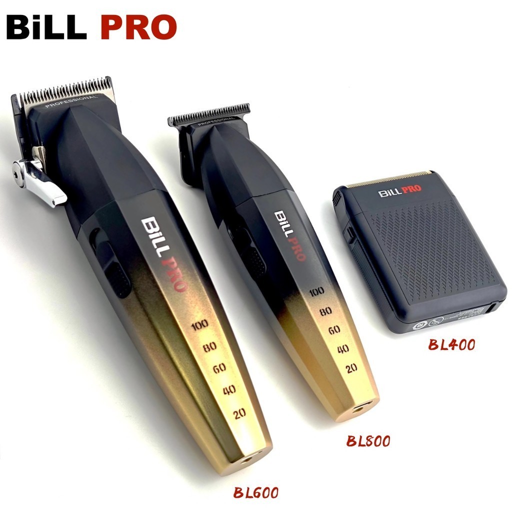 BiLL PRO BL600 BL800 BL400 Professional ตัดผม 9000RPM มอเตอร์ไฟฟ้า Push ...
