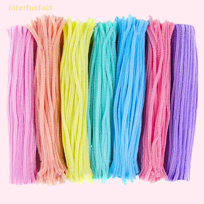 [Interfun] ใหม่ ของเล่นเด็ก ตุ๊กตา Chenille Sticks Stem Pipe Cleaner ...