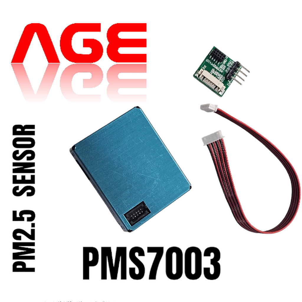 PM2.5 PMS7003 + Adapter เซ็นเซอร์ตรวจจับฝุ่นละออง วัดคุณภาพอากาศ PMS7003 G7 Dust laser Sensor ...