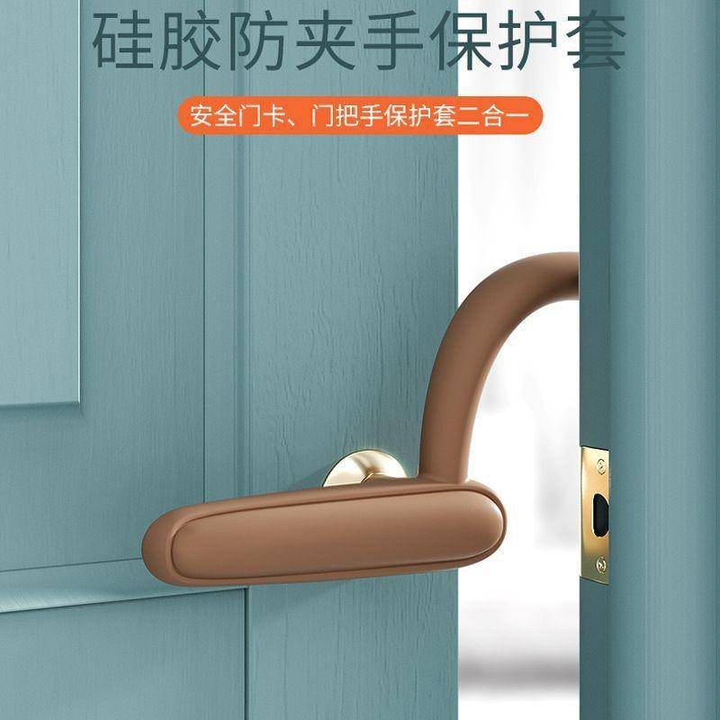 Anti-pinch Handle ประตู Stopper ประตูเด็กทารก Anti-Pinch Handle ประตู ...