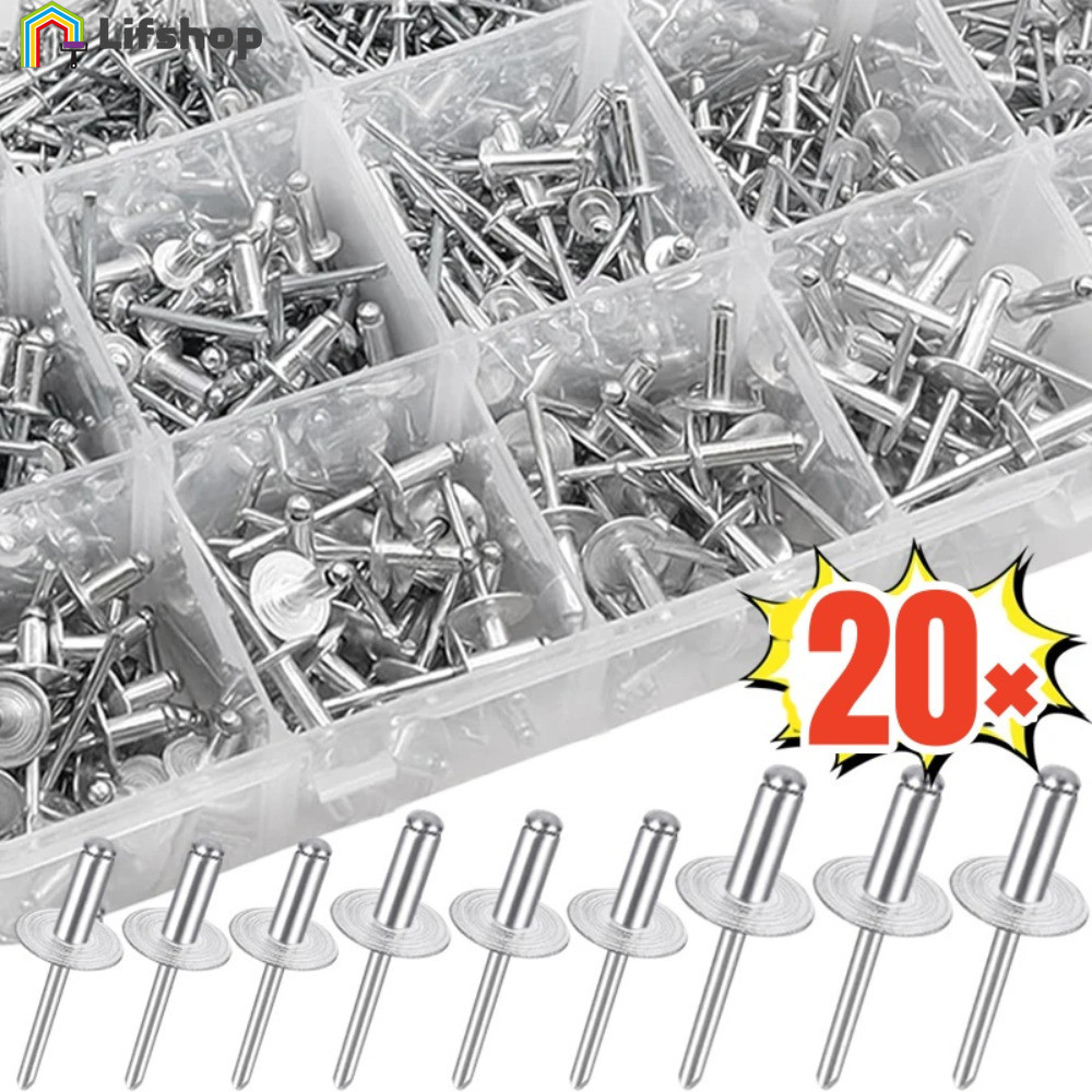 20 ชิ้นขนาดใหญ่หน้าแปลนตาบอด Rivets - อุปกรณ์ฮาร์ดแวร์บ้าน - สกรูแยก ...