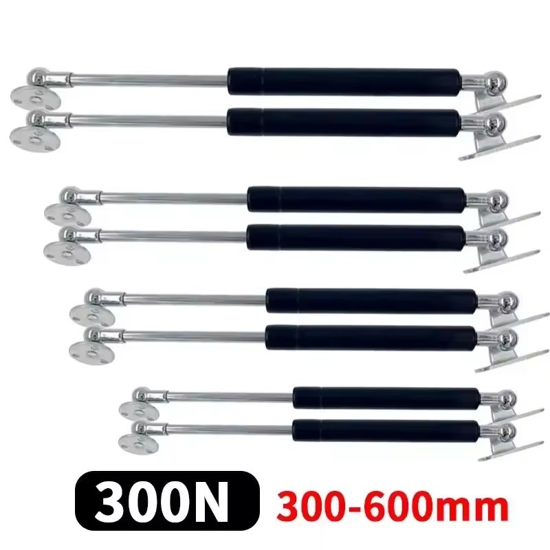 2x Universal Rod สปริงแก๊สพับบานพับ Stroke 300N Force Lift สนับสนุน ...