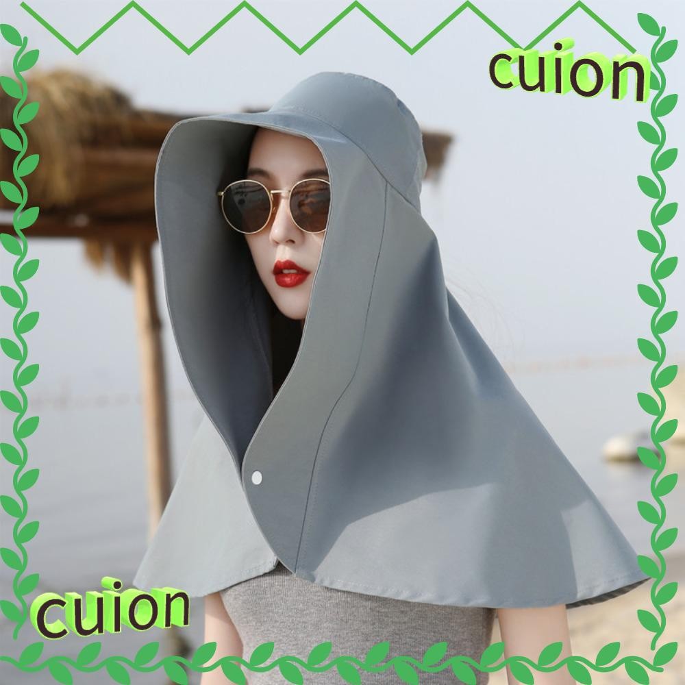 Cuion1413 หมวกกันแดดปีกขนาดใหญ่พร้อมหมวกชาวประมงปุ่ม Snap, Face ...