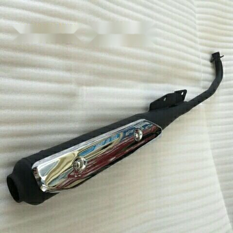 ชิ้นส่วนมอเตอร์ไซค์ Haojue Xiyun แบบโค้ง ท่อไอเสียและท่อไอเสีย Haojue Xiyun HJ110-2-2A-2C-2D ...