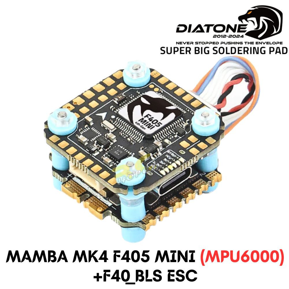 Diatone MAMBA (20×20) MK4 F405 MINI (MPU6000)+F40_ BLS MINI ESC 4-6S ...