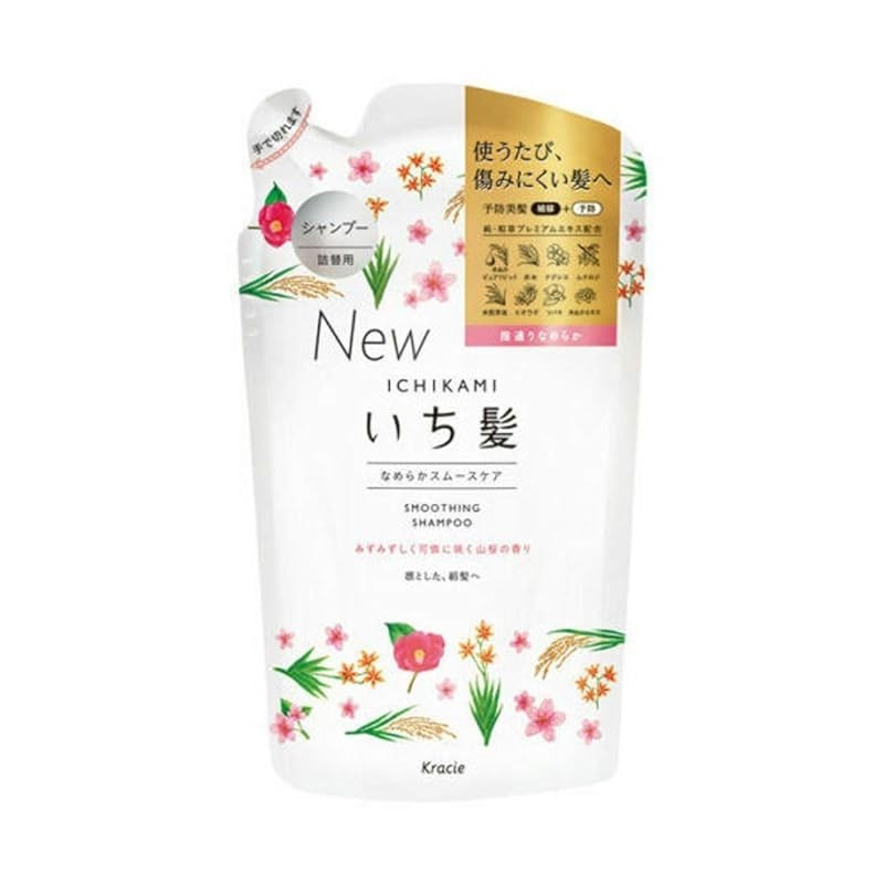 Kracie Ichikami Smooth Care Shampoo Refill 340ml | Shopee Thailand