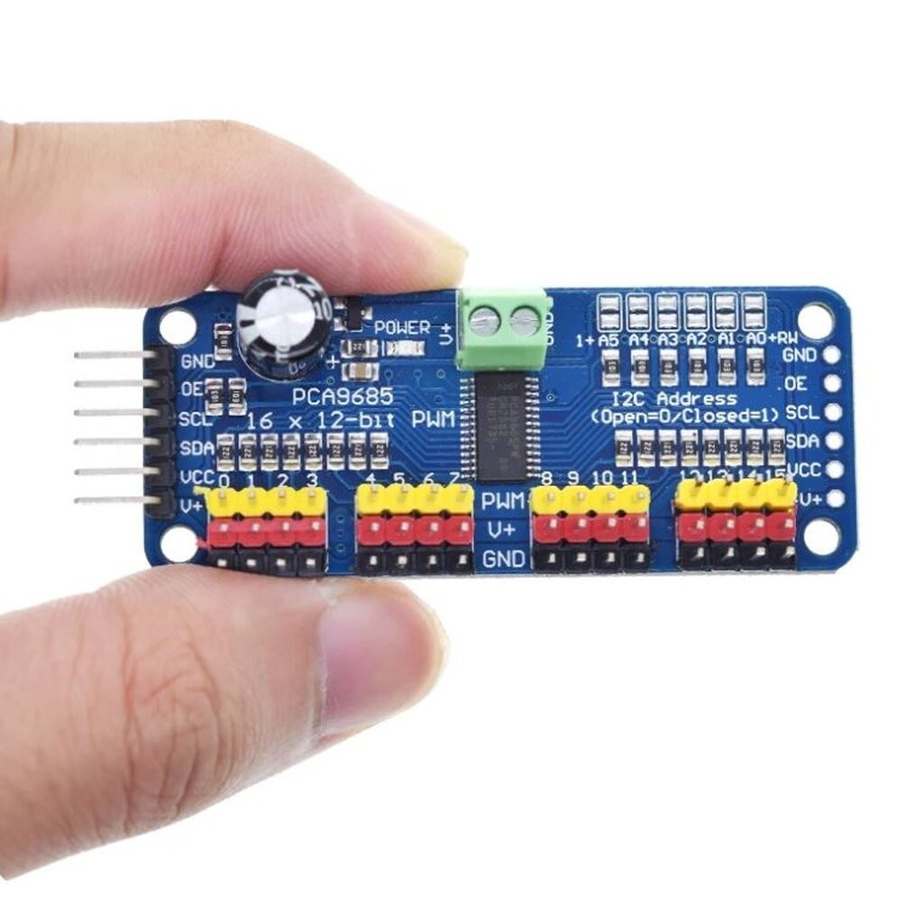 16 Channel 12-Bit PWM/Servo Driver-I2C Interface PCA9685 พร้อมส่งในไทย ...