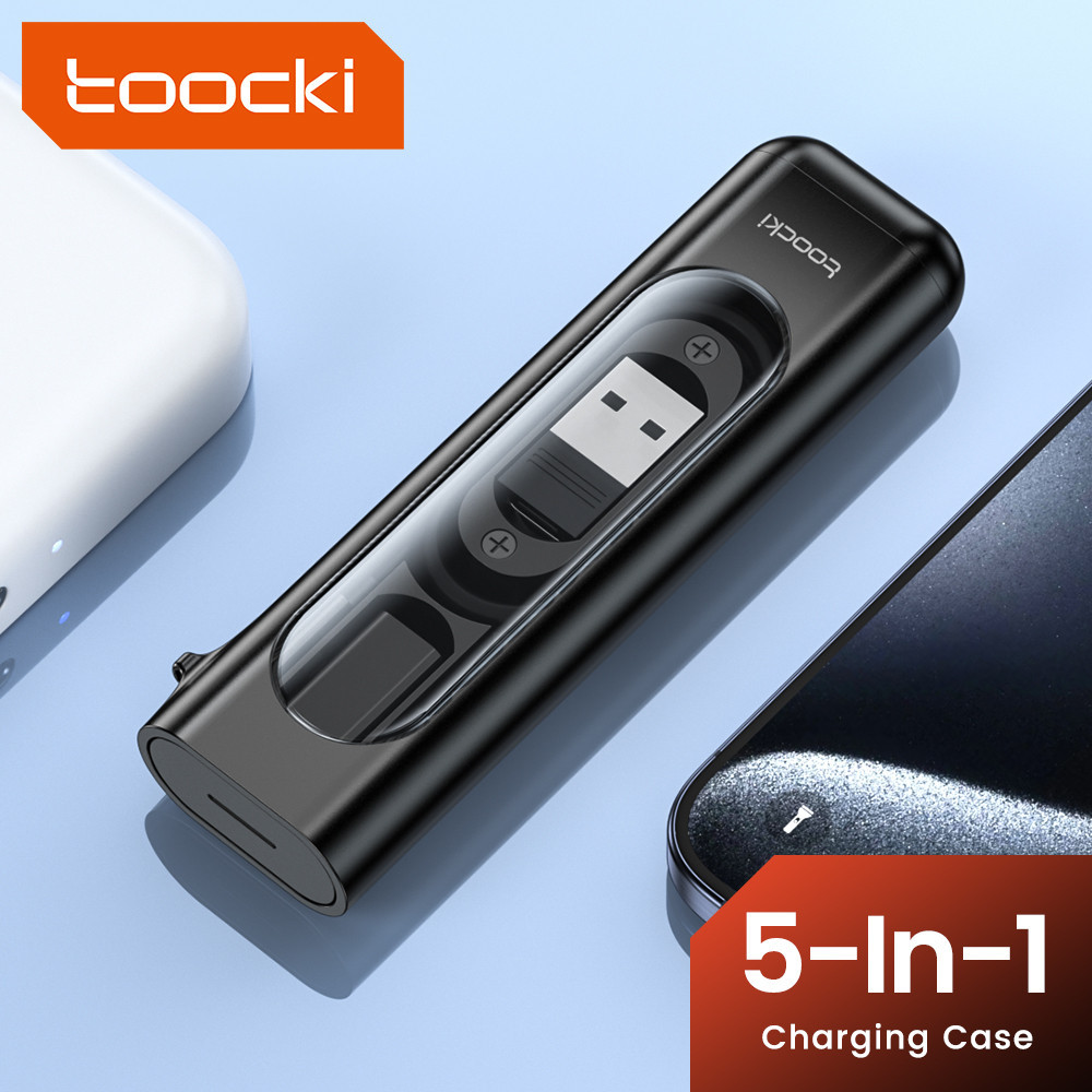 Toocki 5-in-1 สายชาร์จ อเนกประสงค์ PD 60W USB C เป็น USB C USB เป็น ...