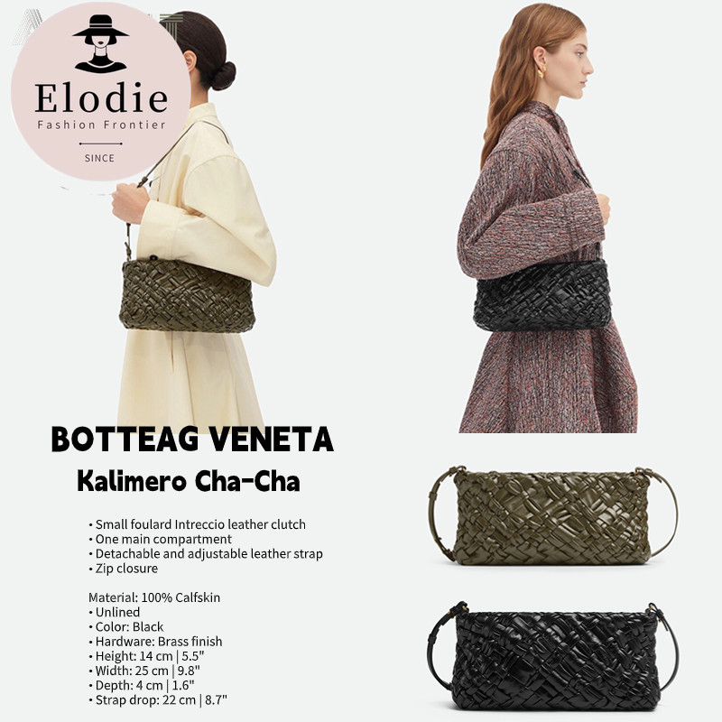 บอตเตก้า เวเนต้า Bottega Veneta Kalimero Cha-Cha กระเป๋าถือผู้หญิง BV กระเป๋าสาน | Shopee Thailand