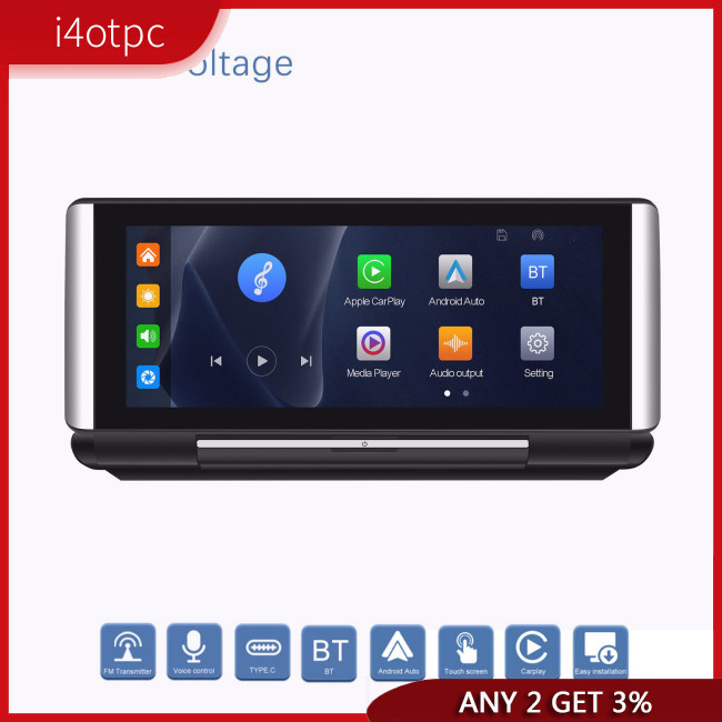 I4otpc หน้าจอสัมผัส PND บลูทูธ 6.86 นิ้ว สําหรับ CarPlay Android | Shopee Thailand