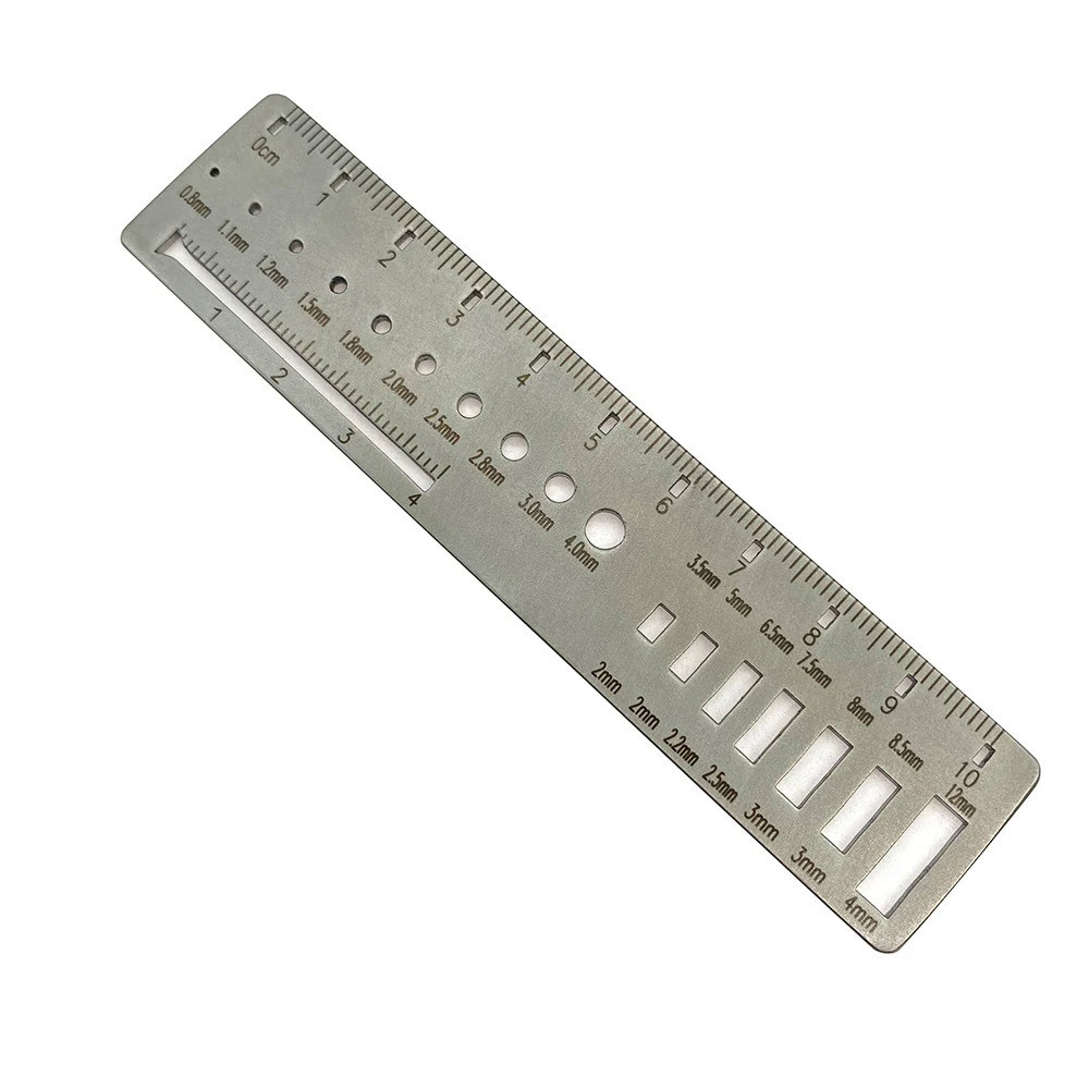 Stainless steel Measuring Ruler for Kirschner Wire Drill Screw Plate ...