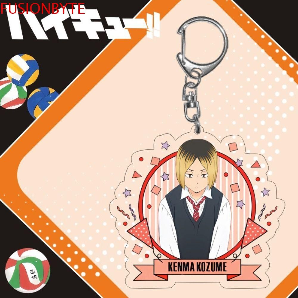 Fusionbyte อะนิเมะ Haikyuu พวงกุญแจ, Kozume Kenma Oikawa Tooru Hinata Shoyo จี้, Creative ...