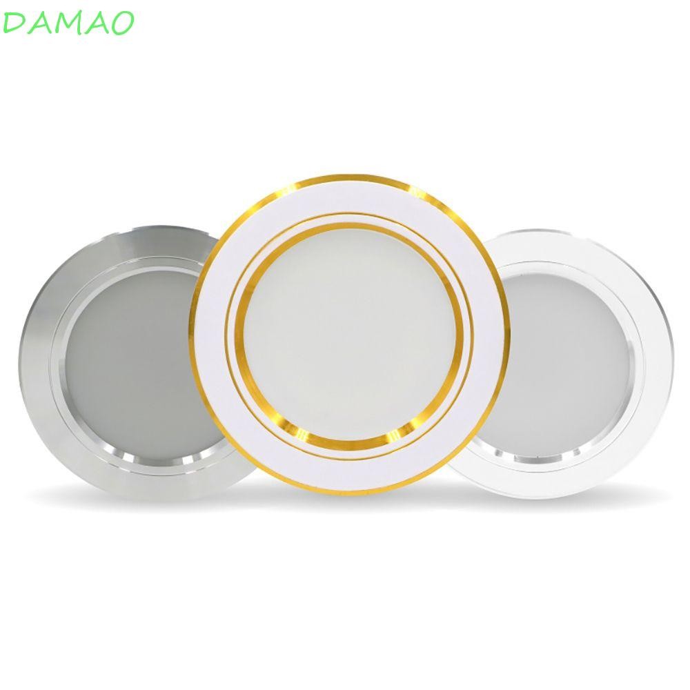 Damao Led Downlight 220V ไฟ Led Gold/เงิน/สีขาวติดตั้ง 5W 9W 12W 15W 18W รอบ Spot Light | Shopee ...