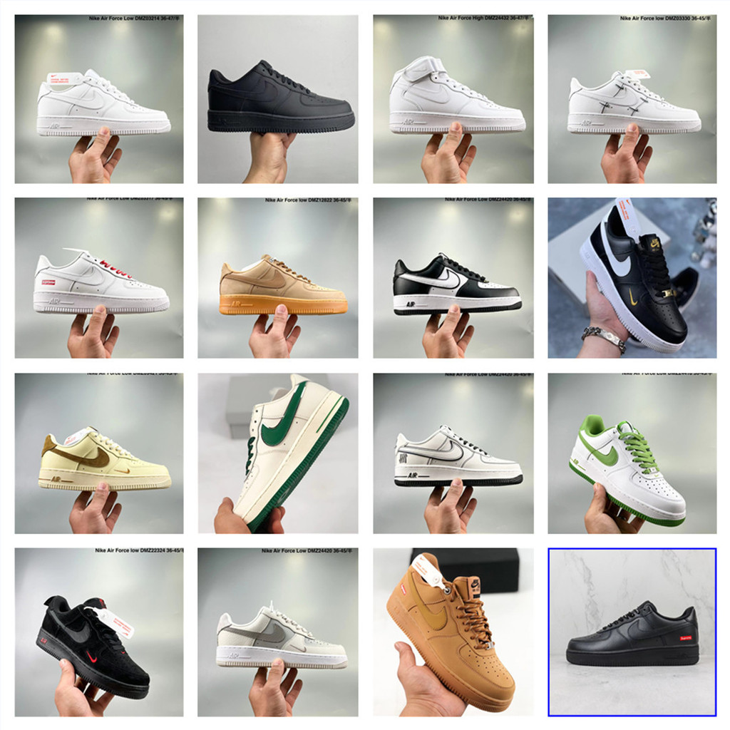 Nike High Version Air Force No. 1 รองเท้าผ้าใบ AF1 ผู้ชายผู้หญิง Low ...