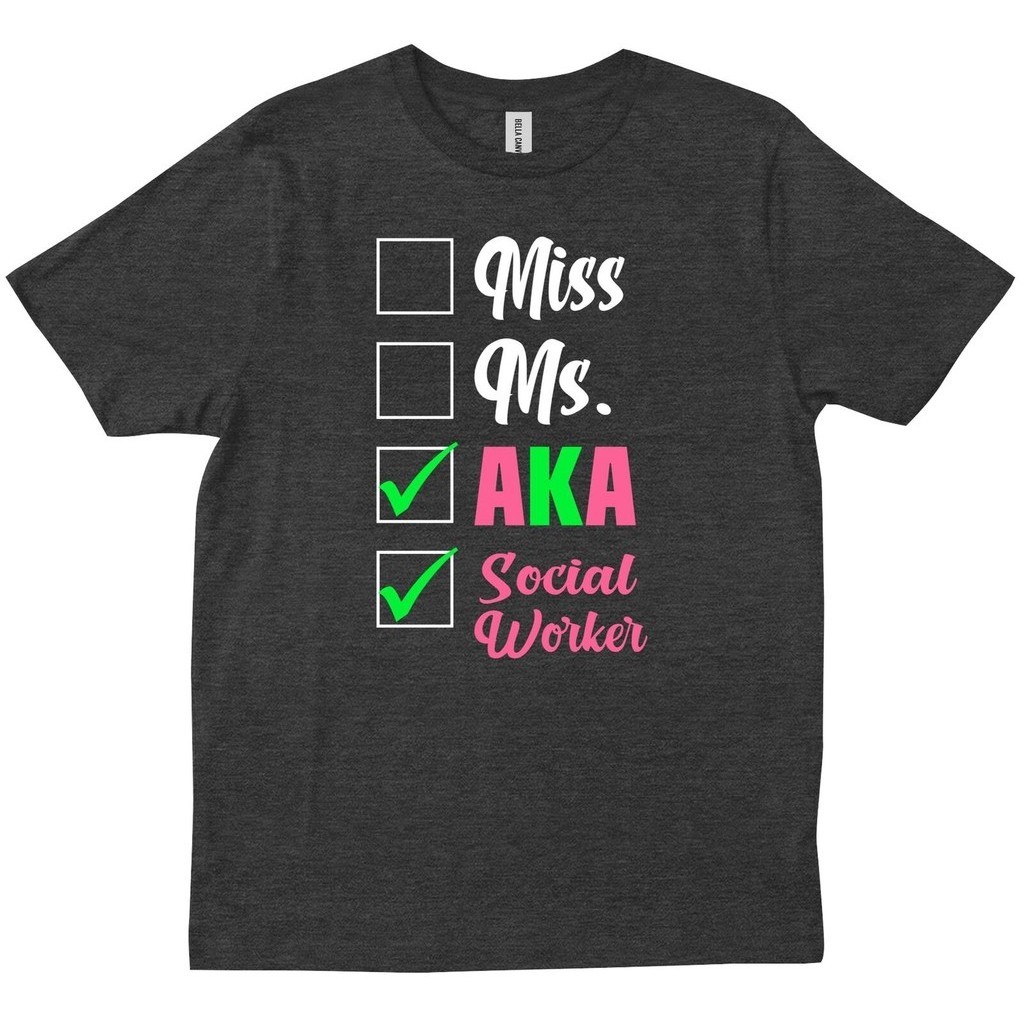 Aka Sorority Paraphernalia Aka Black Social Worker เสื้อยืดของขวัญตลก ...