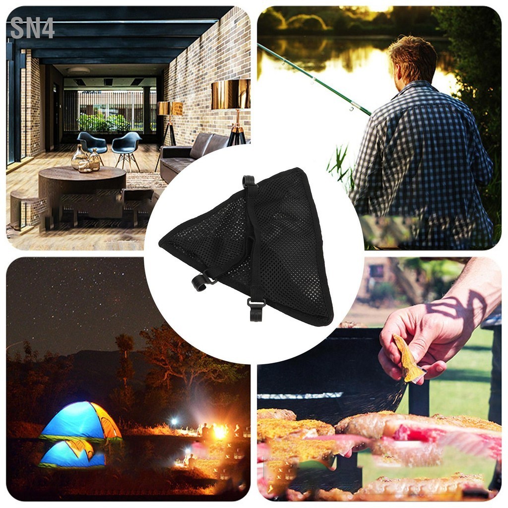 SN4 2 ชิ้นพับโต๊ะกลมถุงตาข่ายไนล่อนยืดตั้งแคมป์ถุงตาข่ายโต๊ะกลมสำหรับบ้านกลางแจ้ง | Shopee Thailand