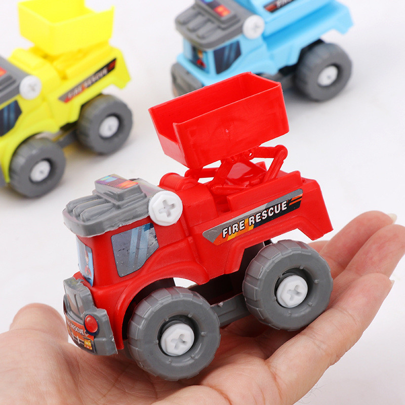 Diy Fire Truck Series Building Blocks ประกอบ Fire Truck บันไดรถบรรทุก ...