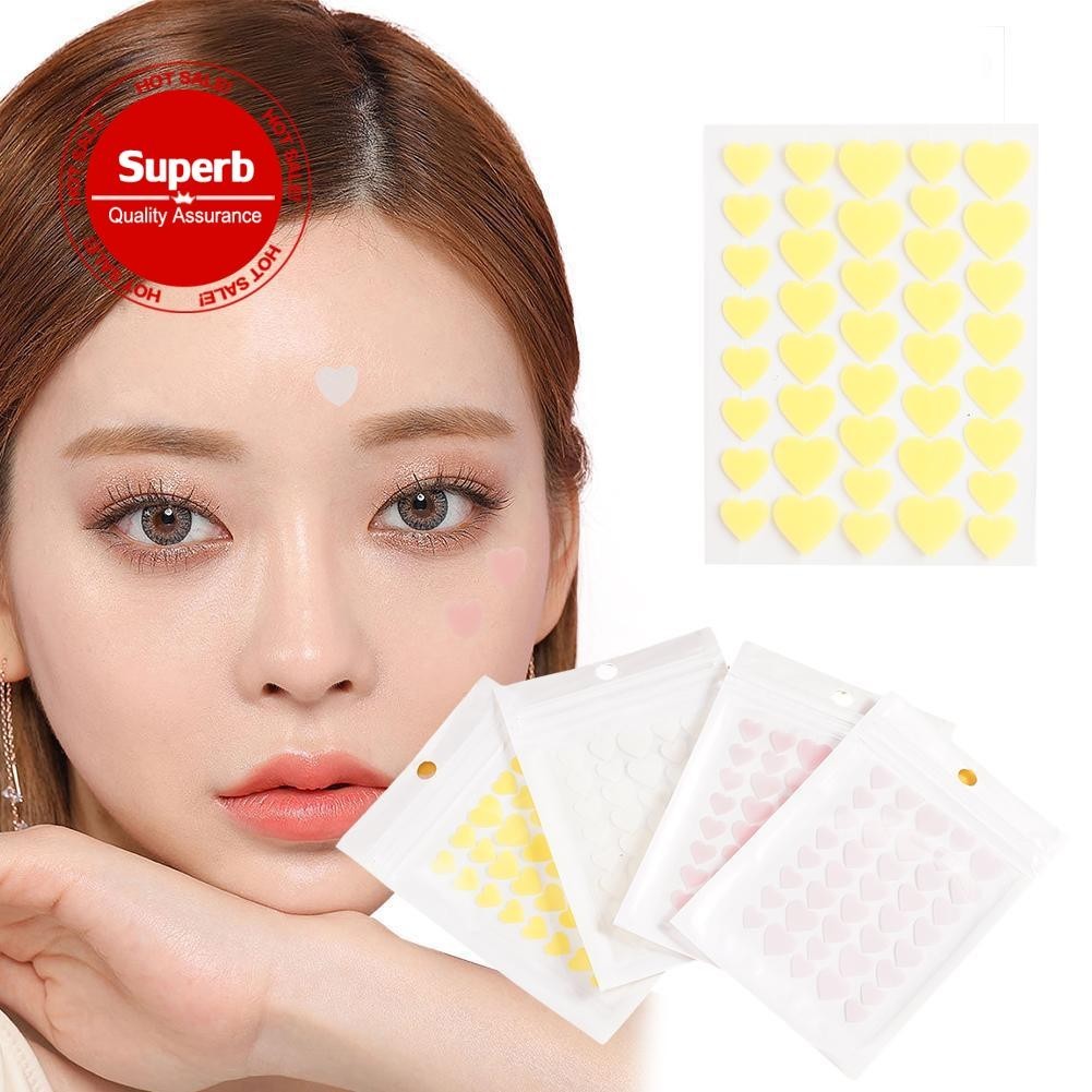 สีสัน Acne Patch Love Star Shaped Hydrocolloid Acne Beauty Face คอนซีล ...