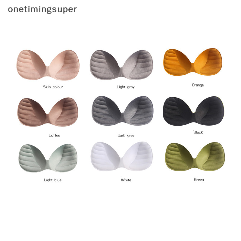 Onetimingsuper ผู้หญิงบิกินี่เบาะแทรกเต้านม Bra Enhancer Push Up หน้าอก ...